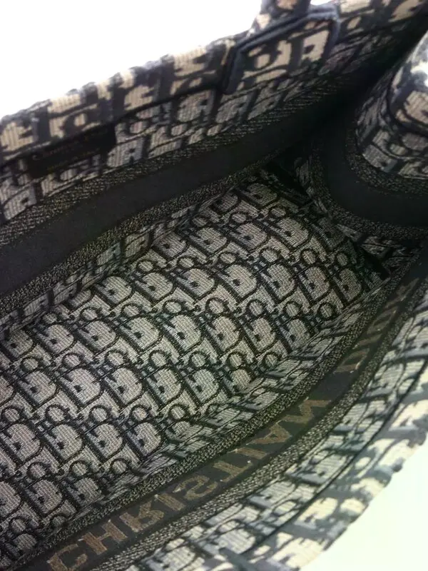 Dior Medium Book Tote Bag - Blue