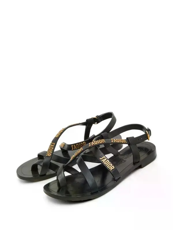 Dior J'adior Strappy Flat Sandals