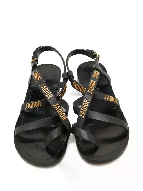 Dior J'adior Strappy Flat Sandals