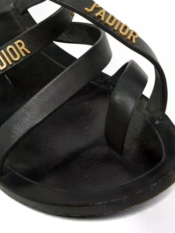 Dior J'adior Strappy Flat Sandals