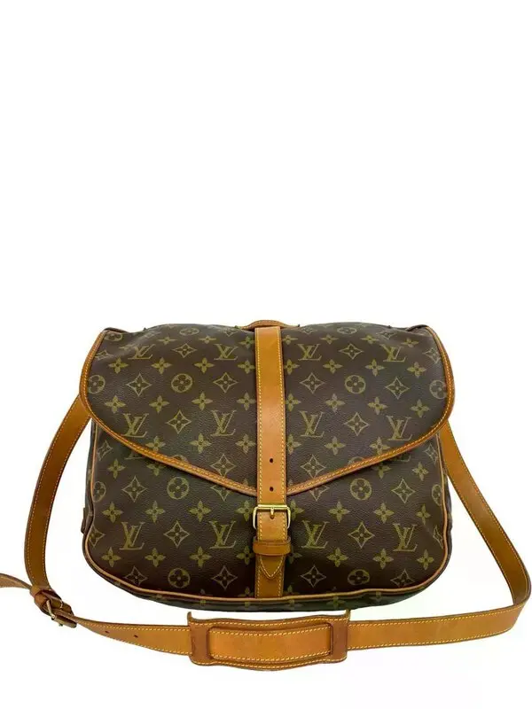 LOUIS VUITTON Monogram Saumur 35 Crossbody Bag