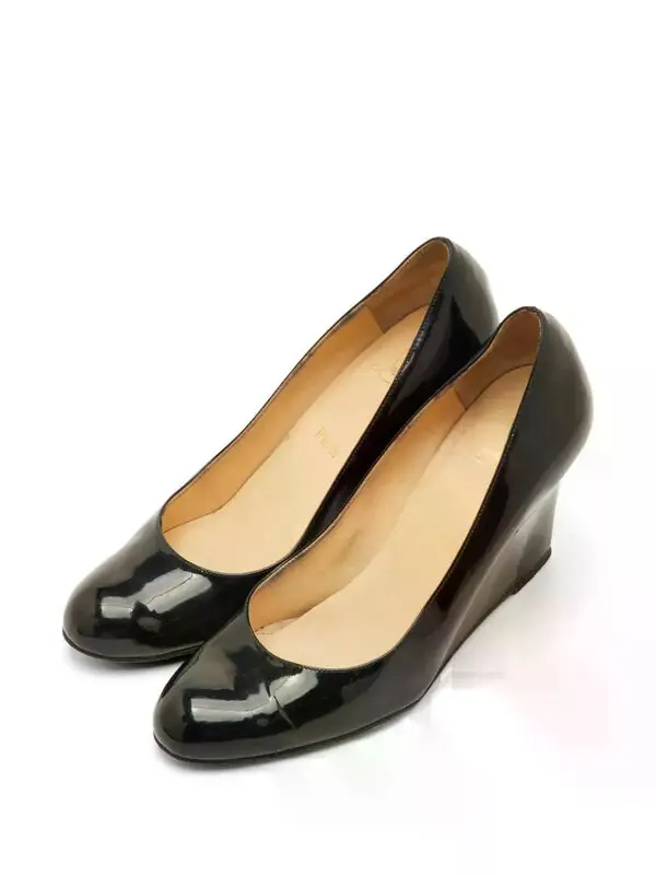 CHRISTIAN LOUBOUTIN Ron Ron Wedge Pumps