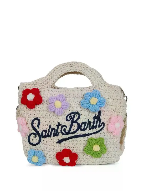 MC2 SAINT BARTH Logo Tote Bag - White