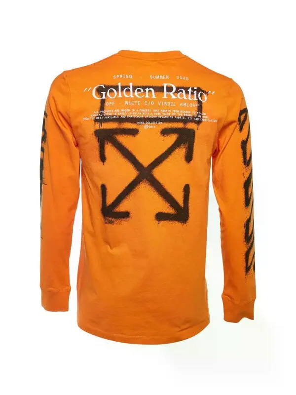 Off-White Golden Ratio Long-sleeve T-shirt - Orange