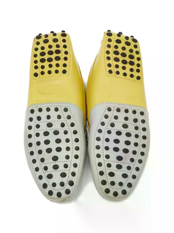 TOD'S Leather Bow Detail Loafers