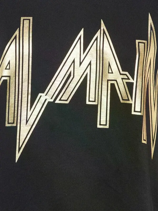 Balmain Logo Print Sweatshirt