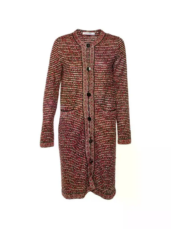 Dior Longline Cardigan - Red