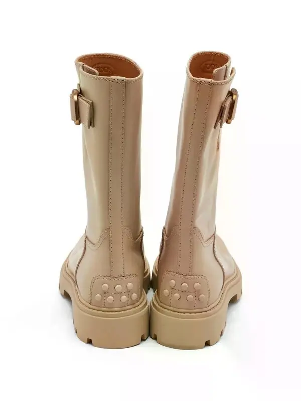 TOD'S Buckle-detail Biker Boots
