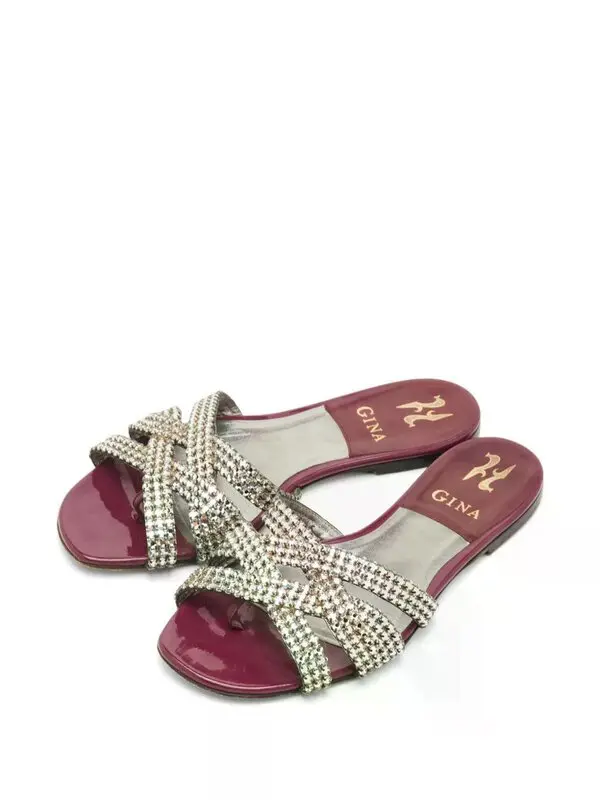 GINA Orion Crystal-embellished Sandals