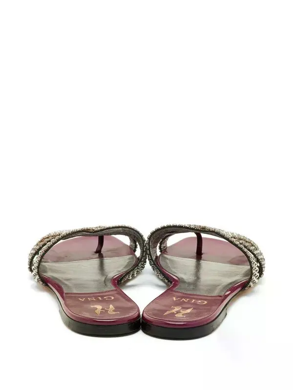 GINA Orion Crystal-embellished Sandals