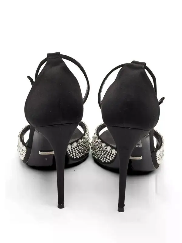 Gucci Embellished Ankle-strap Stiletto Sandals