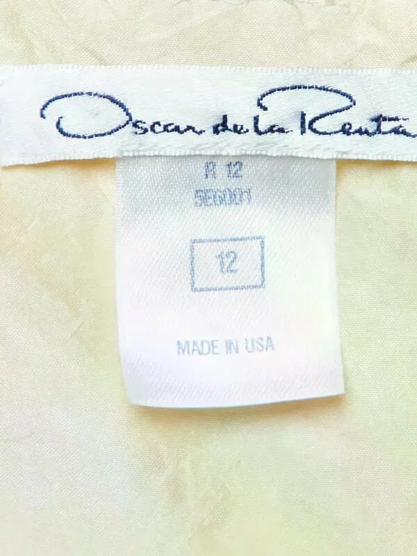 Oscar De La Renta Embroidered Sleeveless Dress