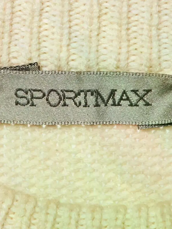 Sportmax Cream Bell-sleeve Sweater