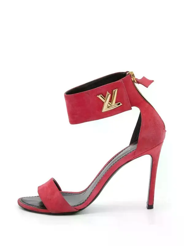 LOUIS VUITTON Twist Ankle Strap Sandals