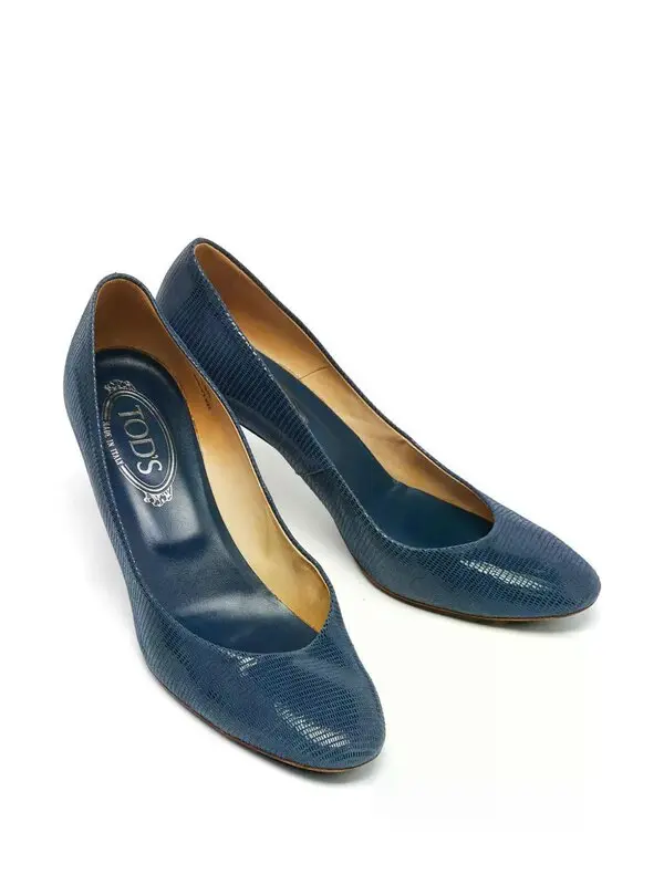 TOD'S Lizard-effect Leather Pumps