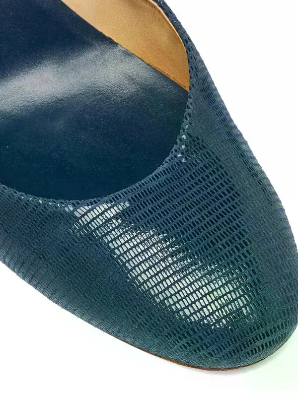 TOD'S Lizard-effect Leather Pumps