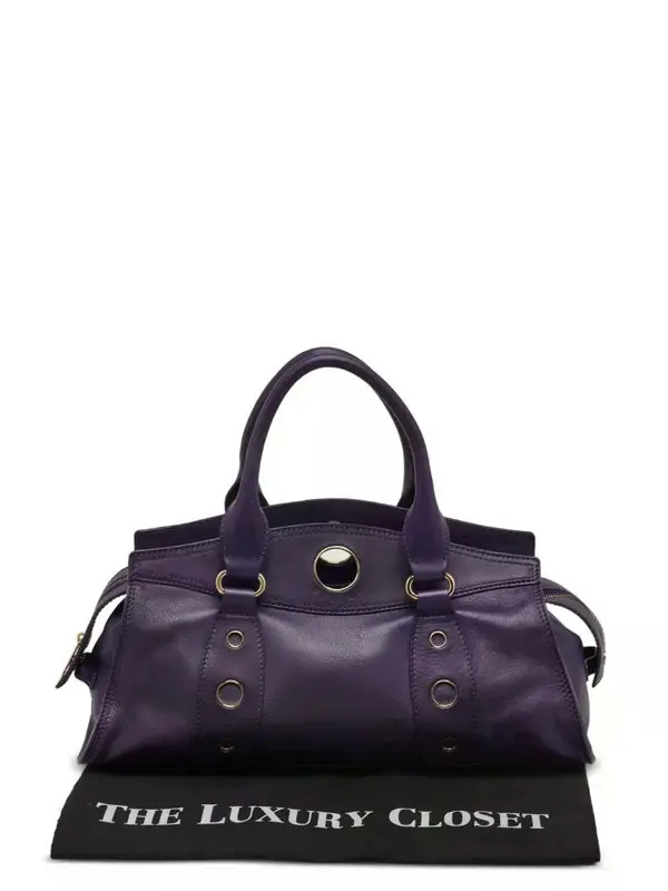Celine Ring Detail Leather Tote Bag