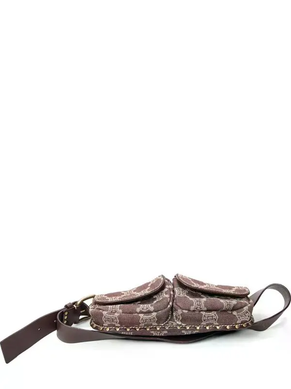 Celine Macadam Belt Bag - Red