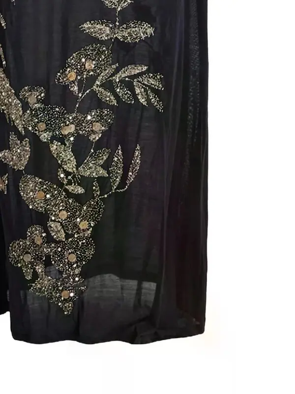 WIEDERHOEFT Embellished Ruffled Dress