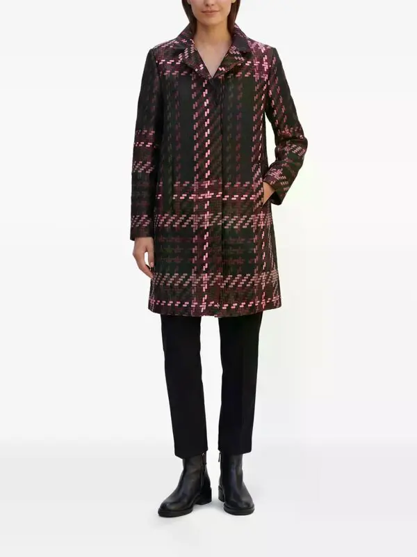 P.a.r.o.s.h Checked Jacquard Coat