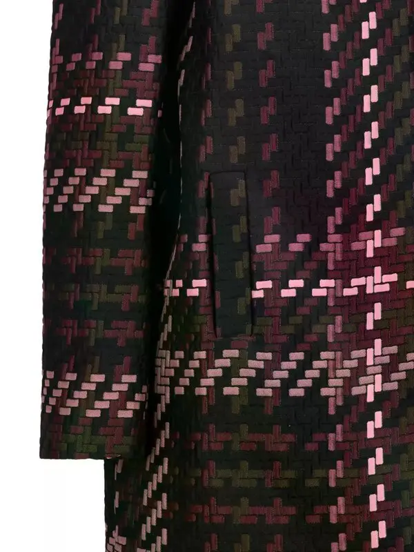 P.a.r.o.s.h Checked Jacquard Coat