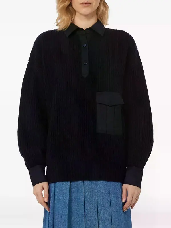 Max Mara Vanda Ribbed Knit Sweater