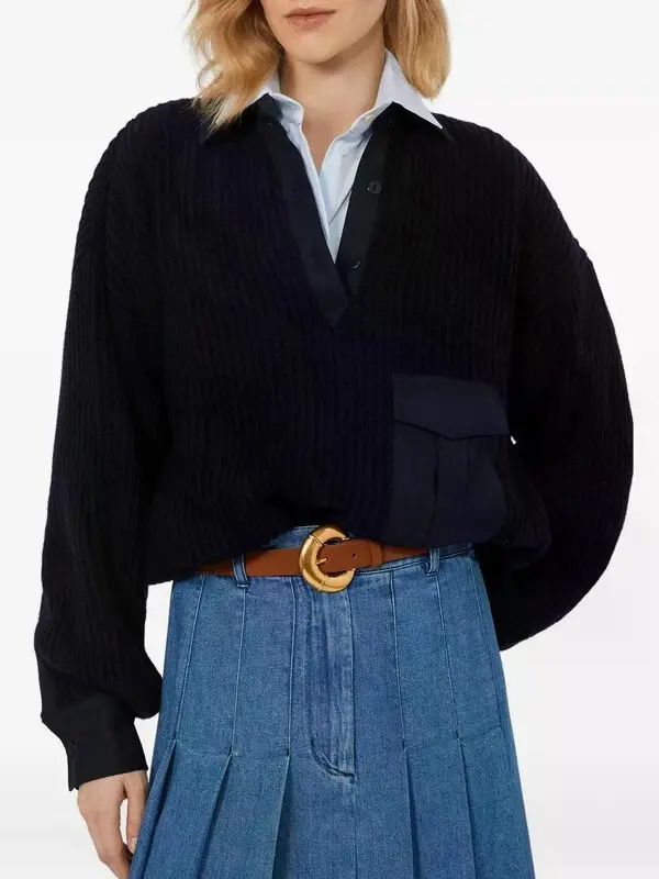 Max Mara Vanda Ribbed Knit Sweater