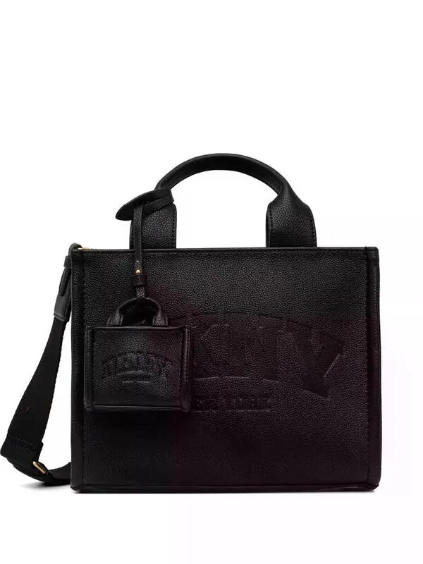 Dkny Grained Logo-embossed Tote Bag