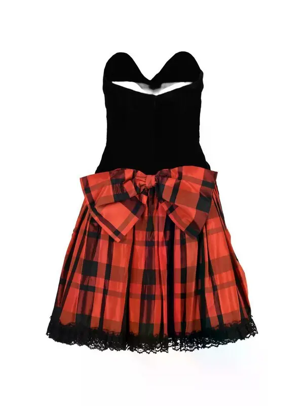 Vintage 1980s Cocktail Mini Dress - Black