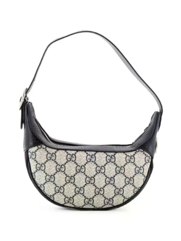 Gucci Ophidia Mini Hobo Bag In Gg Coated Canvas