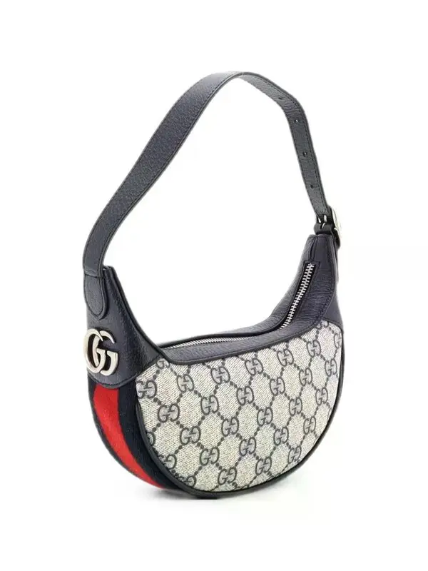 Gucci Ophidia Mini Hobo Bag In Gg Coated Canvas
