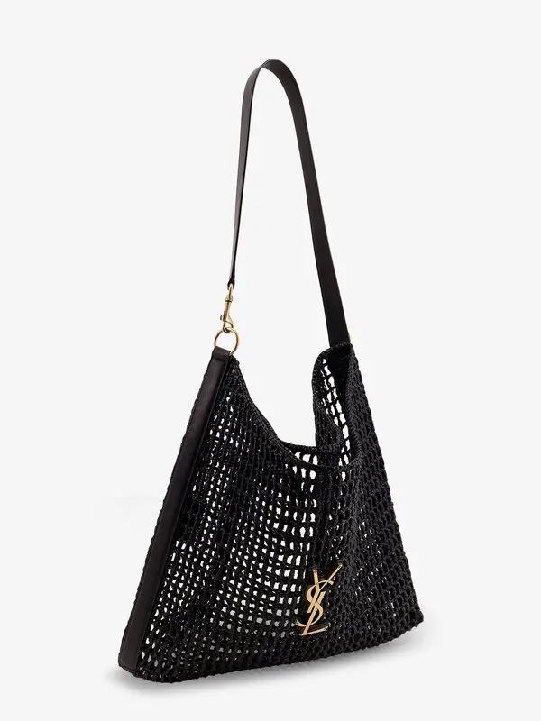 Saint Laurent Raffia Shoulder Bag