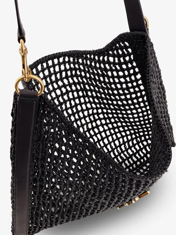 Saint Laurent Raffia Shoulder Bag