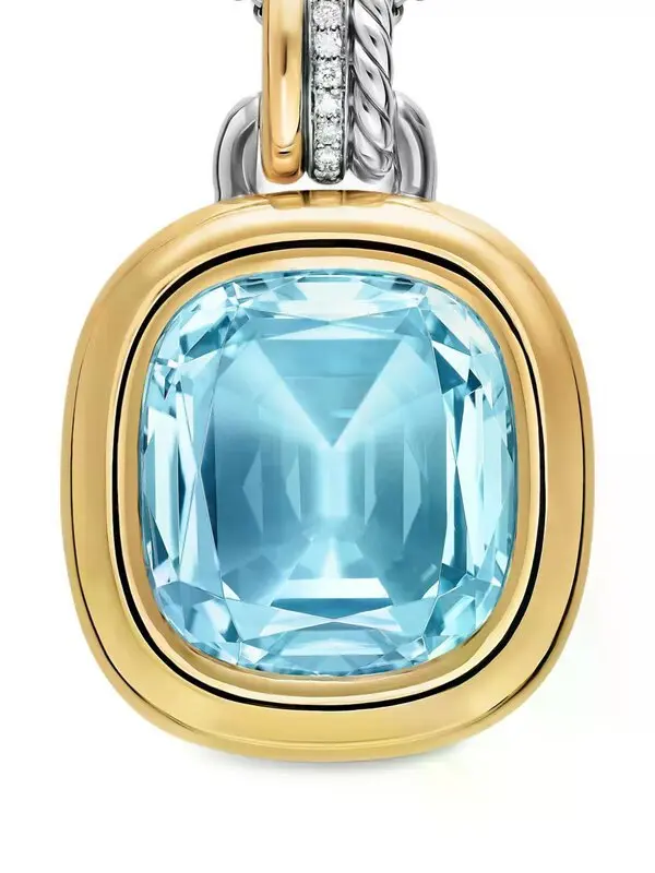 David Yurman Mercer Topaz And Diamond Necklace