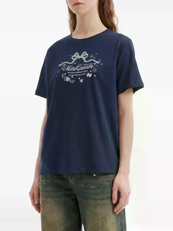 MINI CREAM Graphic Print T-shirt