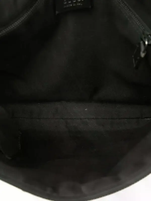 Gucci Gg Canvas Perforated Crossbody Bag