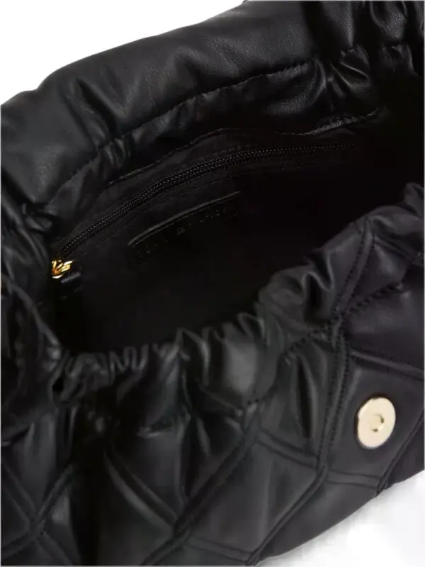 Tommy Hilfiger Quilted Logo Plaque Shoulder Bag