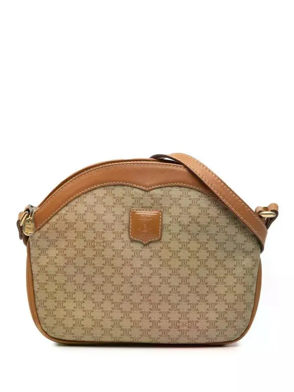 Celine Macadam Coated Canvas Crossbody Bag