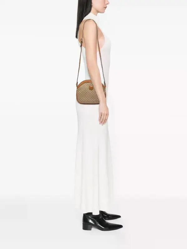 Celine Macadam Coated Canvas Crossbody Bag