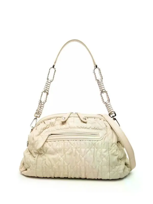 Dior Lambskin Cannage Delices Satchel - Brown