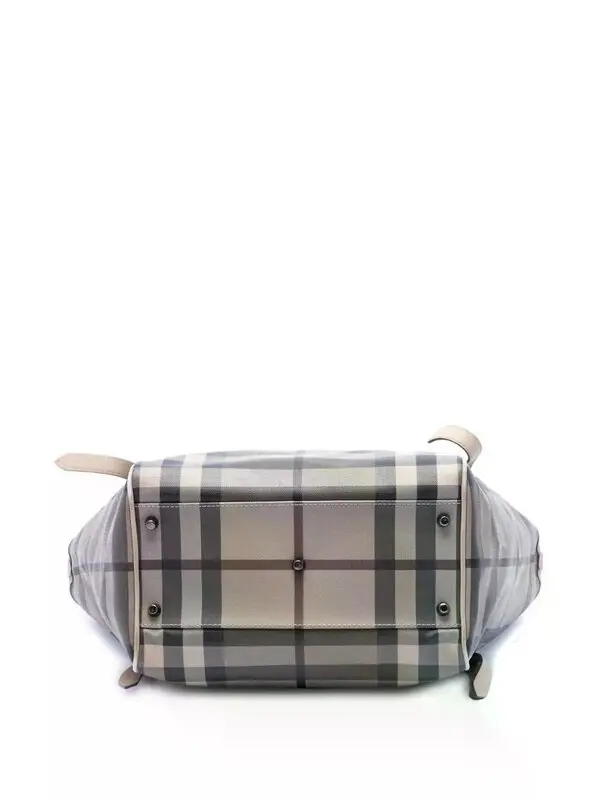 Burberry Coated Canvas Canterbury Tote Bag