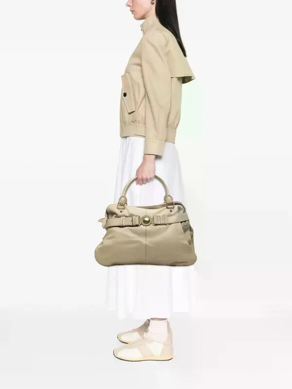 Burberry Lambeth Leather Tote Bag
