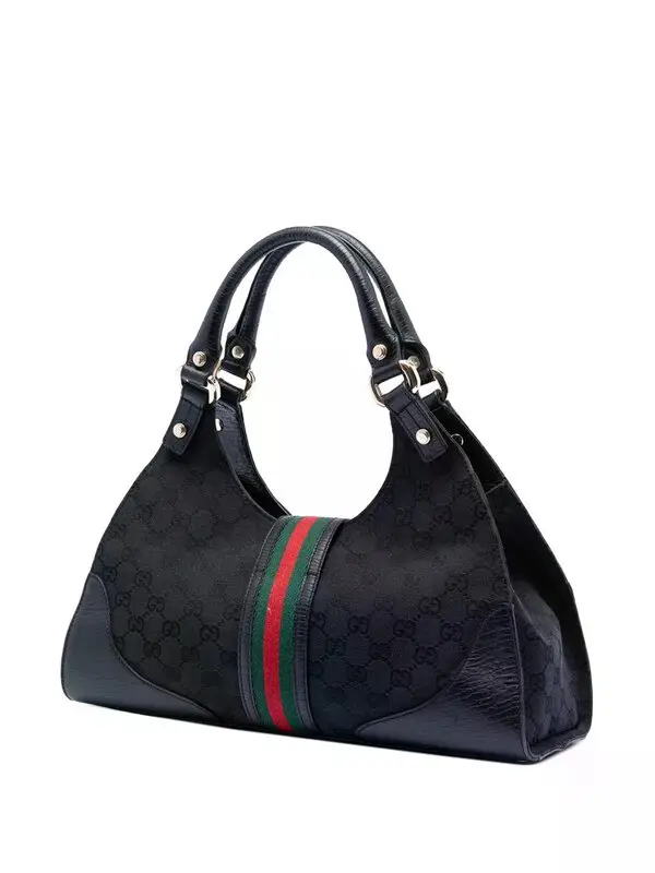 Gucci Gg Canvas Web Junco Shoulder Bag