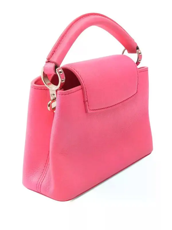 LOUIS VUITTON Taurillon Capucines Mini Satchel