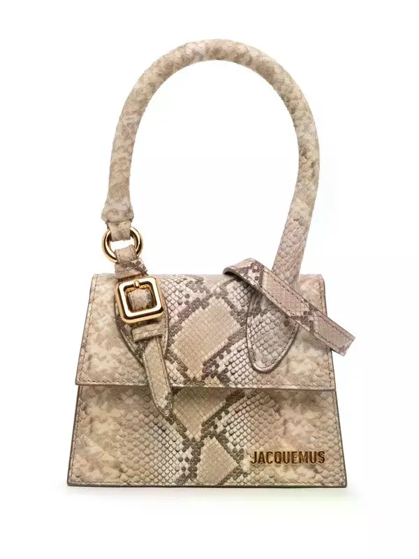 Jacquemus Le Chiquito Moyen Satchel - Neutrals