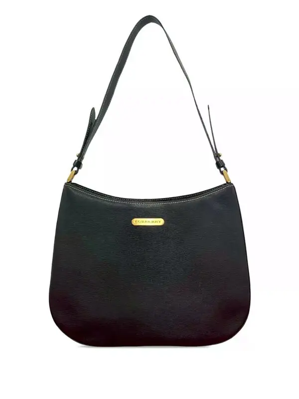 Burberry Leather Shoulder Bag - Black
