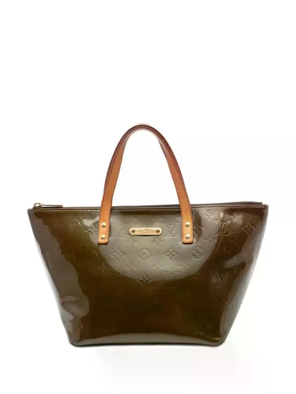 LOUIS VUITTON Monogram Vernis Bellevue Pm Handbag - Brown