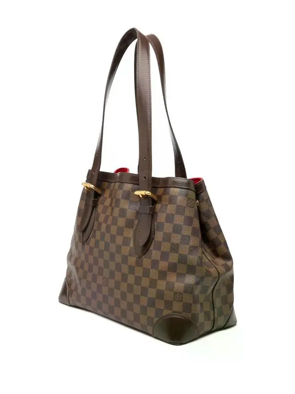 LOUIS VUITTON Damier Ebene Hampstead Mm Tote Bag