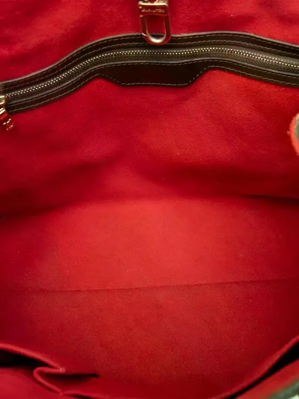 LOUIS VUITTON Damier Ebene Hampstead Mm Tote Bag