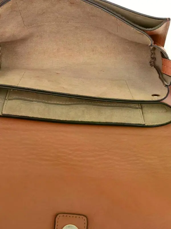 Chloé Faye Small Suede And Calfskin Crossbody Bag - Brown